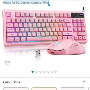 Computers, Laptops & Parts | Nwot Zjfksdyx C87 Wireless Gaming Keyboard And Mouse Combo Led ...